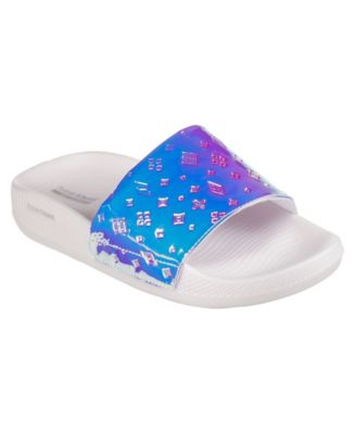 Skechers Women's Hyper Slide - Top Side Slide Sandals from Finish Line ...