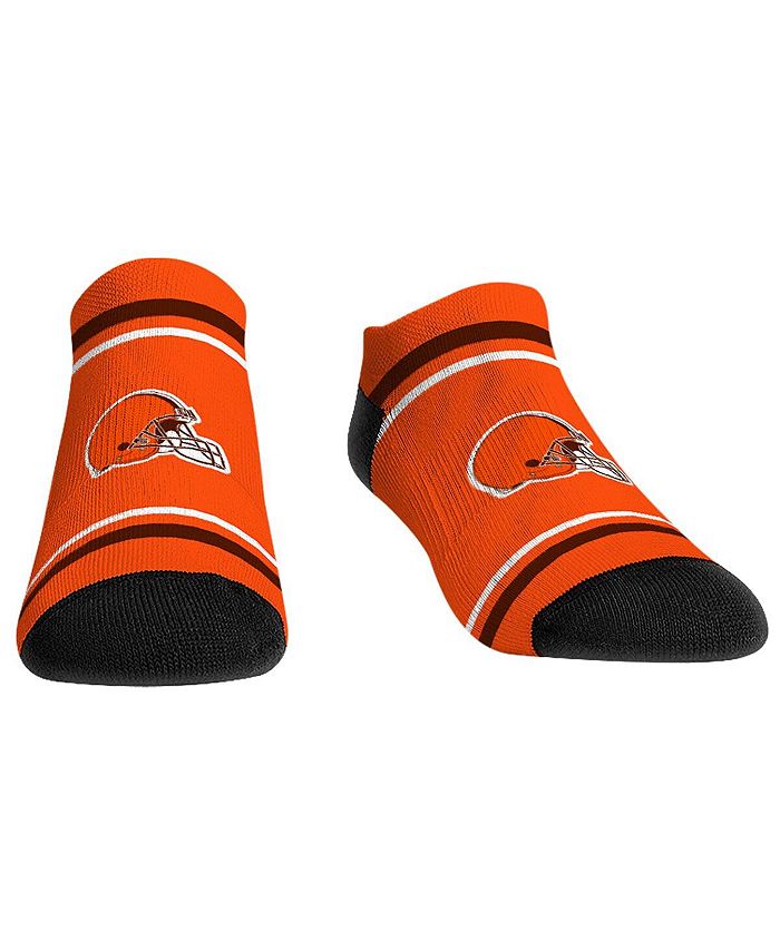 Rock 'Em Men's and Women's Socks Cleveland Browns Logo Lines Ankle ...