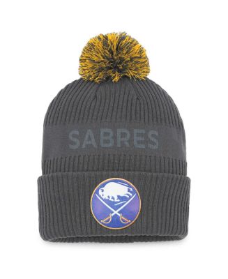 Men's Fanatics Charcoal Buffalo Sabres Authentic Pro Home Ice Cuffed ...