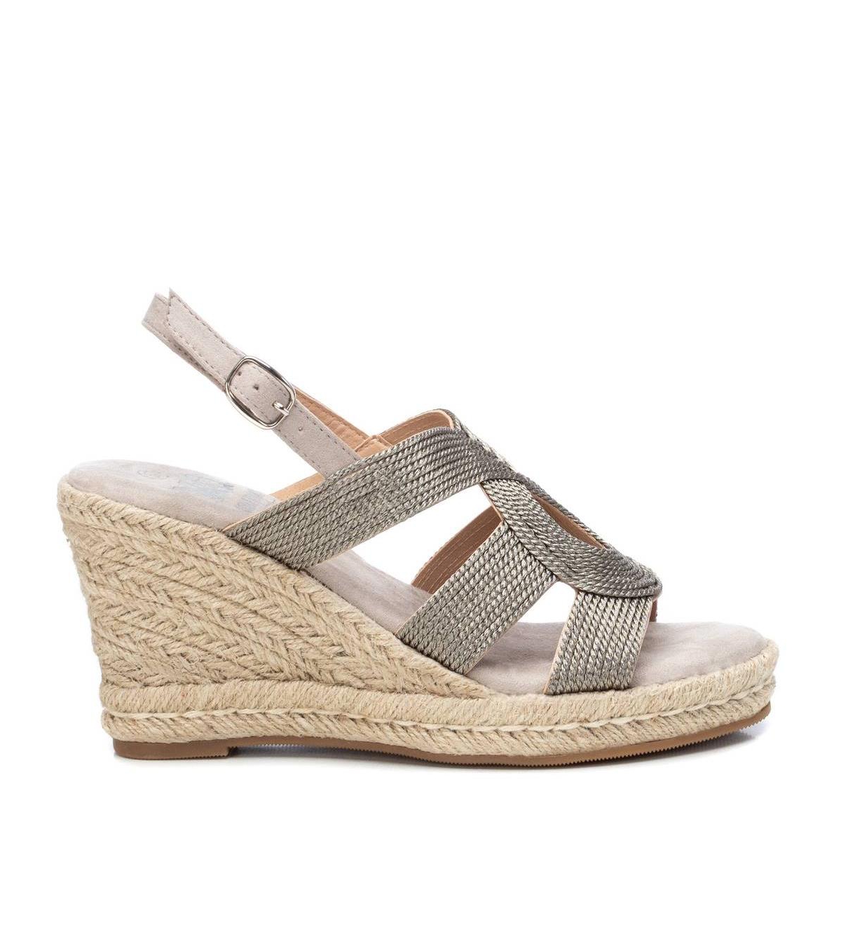 Click here for Womens Jute Wedge Sandals By Xti - Silver prices