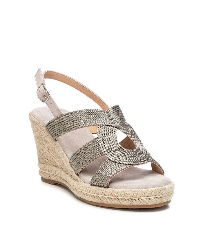 XTI Women's Jute Wedge Sandals By XTI - Macy's