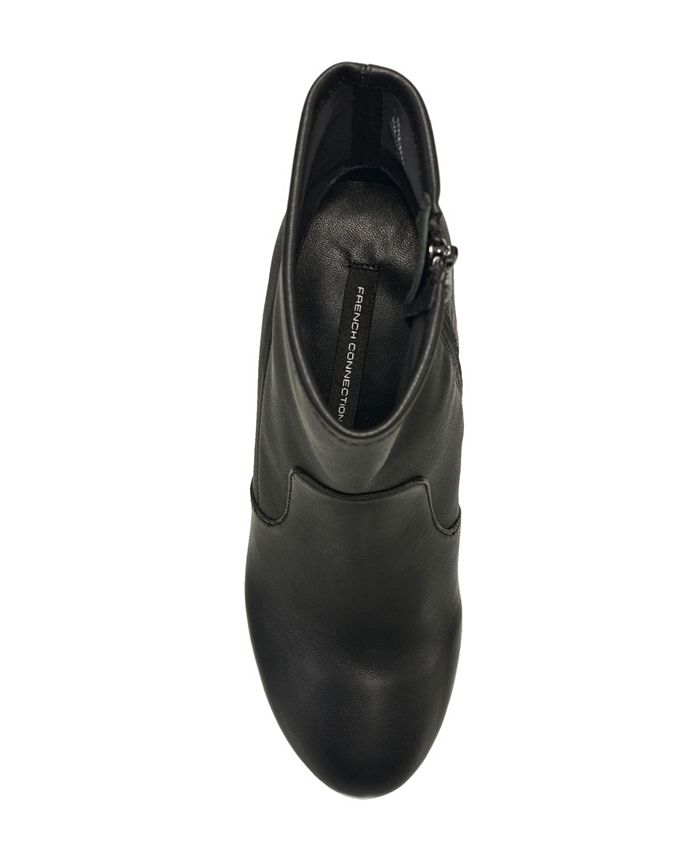 French Connection Women's Lane Platform Leather Booties - Macy's