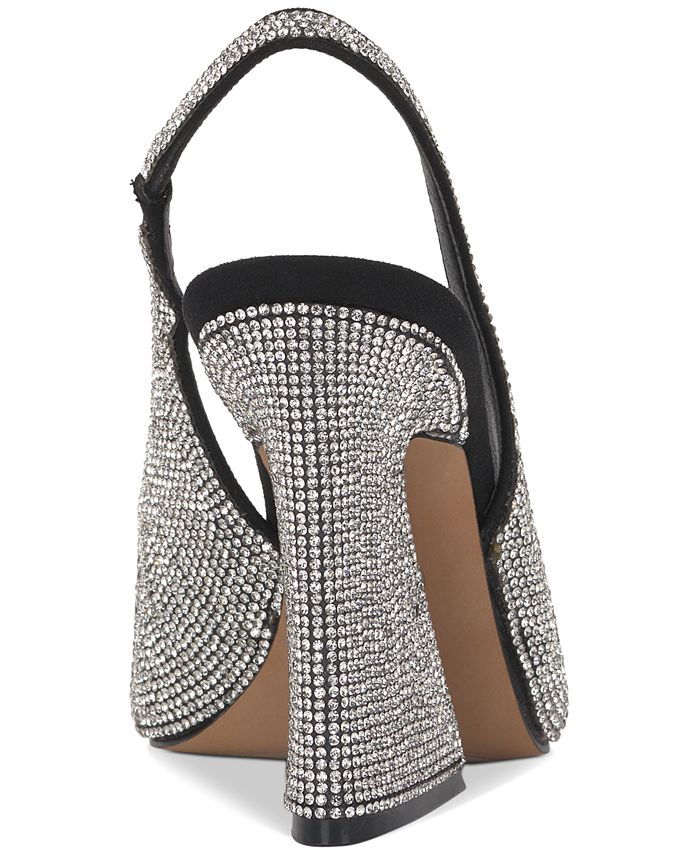 Jessica Simpson Jiles Bedazzled Slingback Pumps - Macy's
