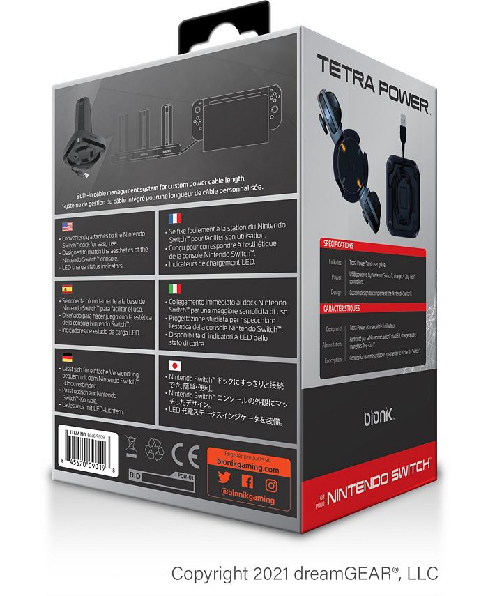 Bionik dreamGEAR Tetra Power For Nintendo Switch - Macy's