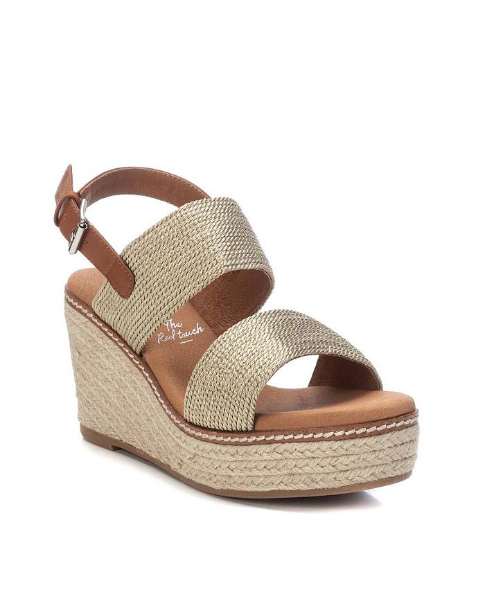 XTI Women's Jute Wedge Sandals By XTI - Macy's