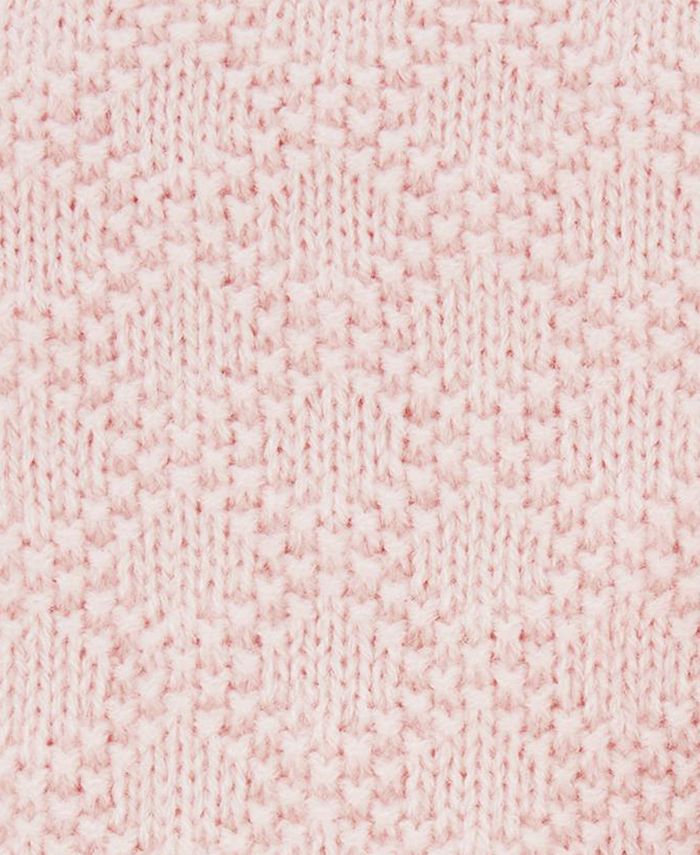 Carter's Baby Girls Textured Knit Blanket - Macy's