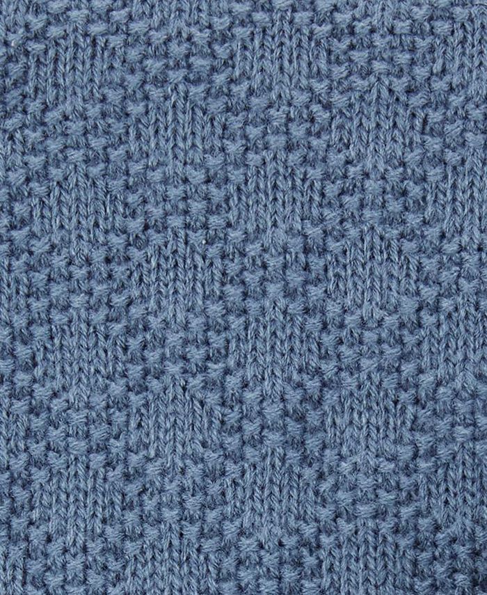 Carter's Baby Boys Textured Knit Blanket - Macy's