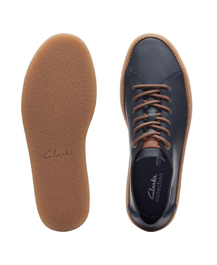Clarks Men's Collection Oakpark Leather Low Top Casual Shoes - Macy's