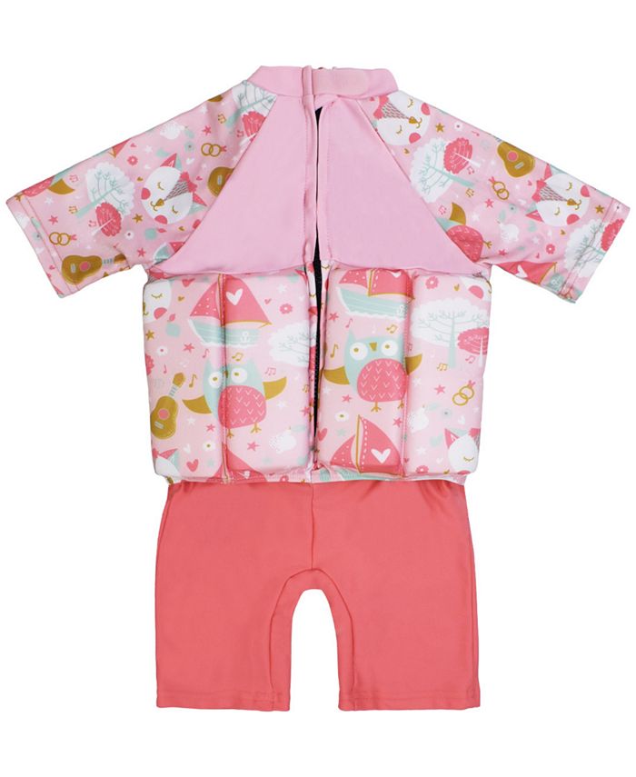 Splash About Toddler Girls Owls Printed Sleeved Floatsuit - Macy's