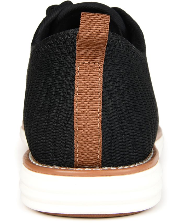 Vance Co. Men's Novak Wide Width Tru Comfort Foam Knit Lace-Up Round ...