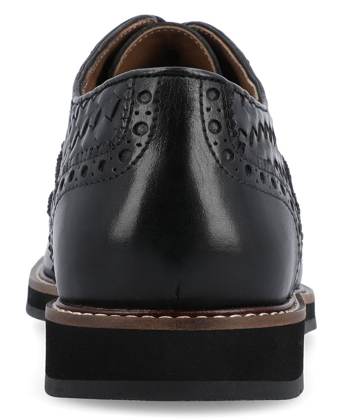 Thomas & Vine Men's Radcliff Woven Wingtip Derby Shoe - Macy's