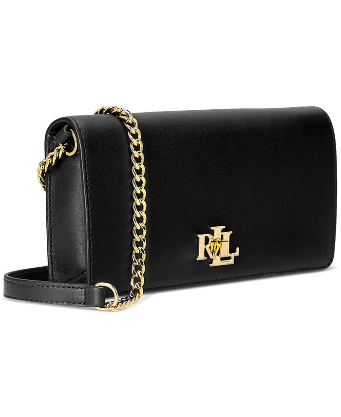 Lauren Ralph Lauren Leather Crossbody Tech Case - Macy's