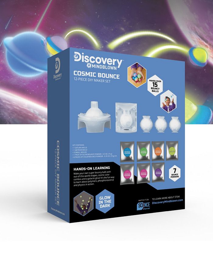 Discovery #MINDBLOWN 12-Piece Cosmic Bounce DIY Maker Set - Macy's