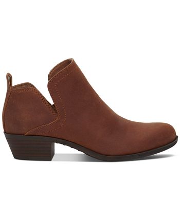 Lucky Brand Women's Bollo Chop Out Booties - Macy's