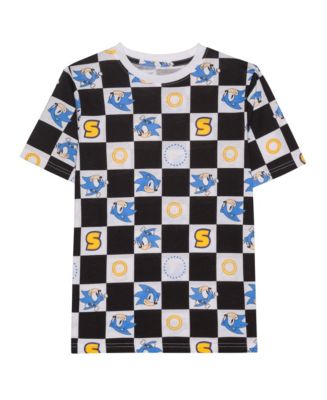 Hybrid Big Boys Sonic Checkerboard Graphic Short Sleeve T-shirt - Macy's