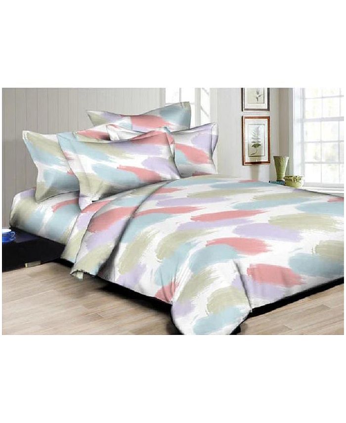 Circles Home 180TC 6 pc Duvet Linen Set- Twin - Macy's