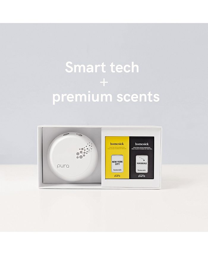 Pura and Homesick - Smart Home Fragrance Device Starter Set - Macy's Pura and Homesick - Smart Home Fragrance Device Starter Set - Macy's