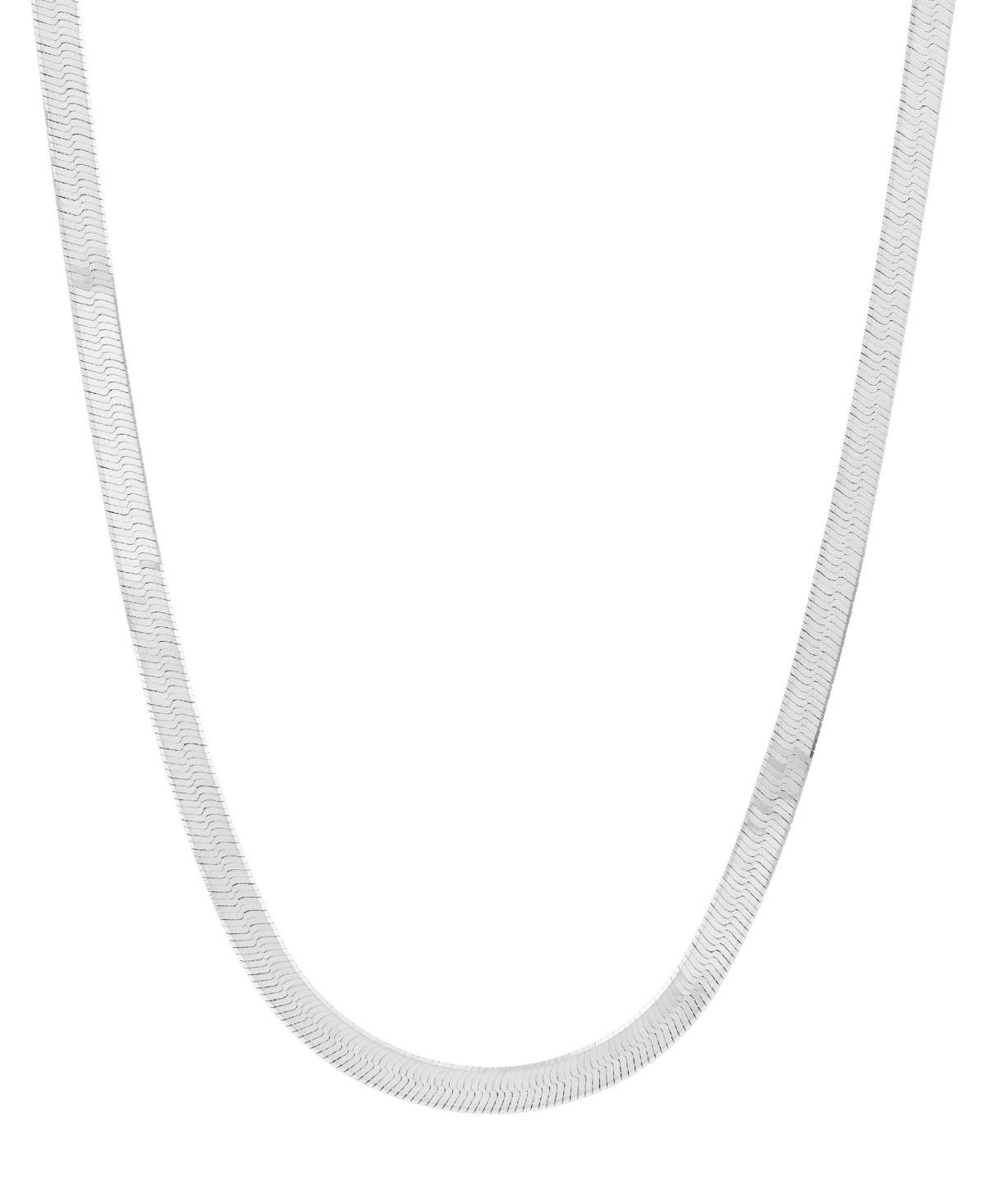 Click here for Polished & Beveled Herringbone Link 22 Chain Neckl... prices