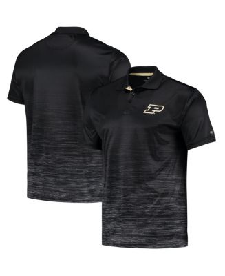 Men's Colosseum Black Purdue Boilermakers Marshall Polo Shirt - Macy's