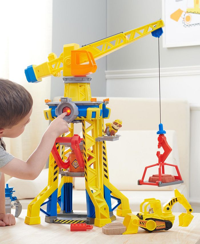 Rubble & Crew Bark Yard Crane Tower Playset with Rubble Action Figure ...
