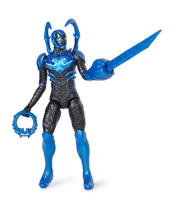 DC Comics Battle-Mode Blue Beetle Action Figure, 12 in, Lights and ...