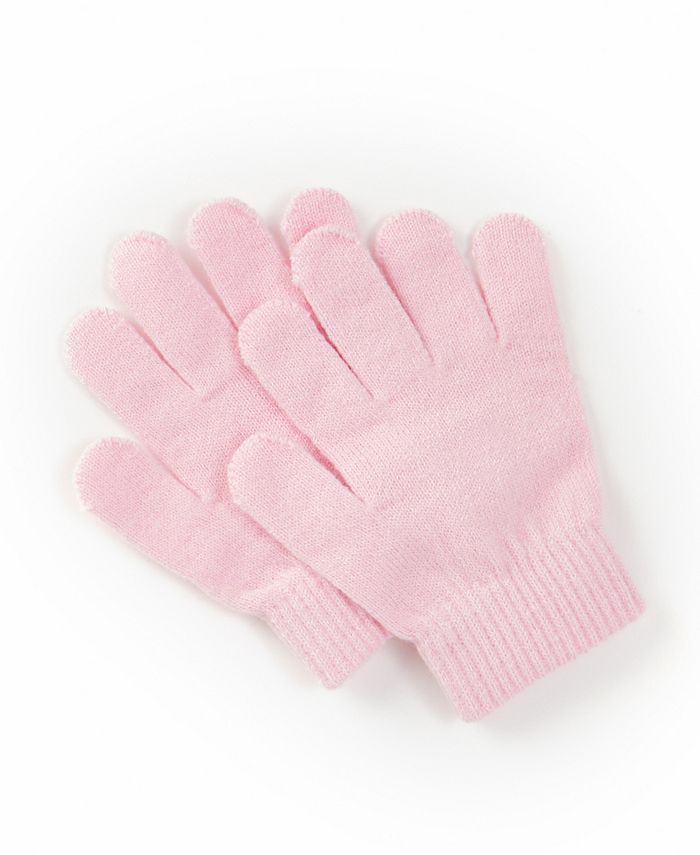 InMocean Rainbow Sugar Big Girls Hat with Patches and Gloves, 2 Piece ...