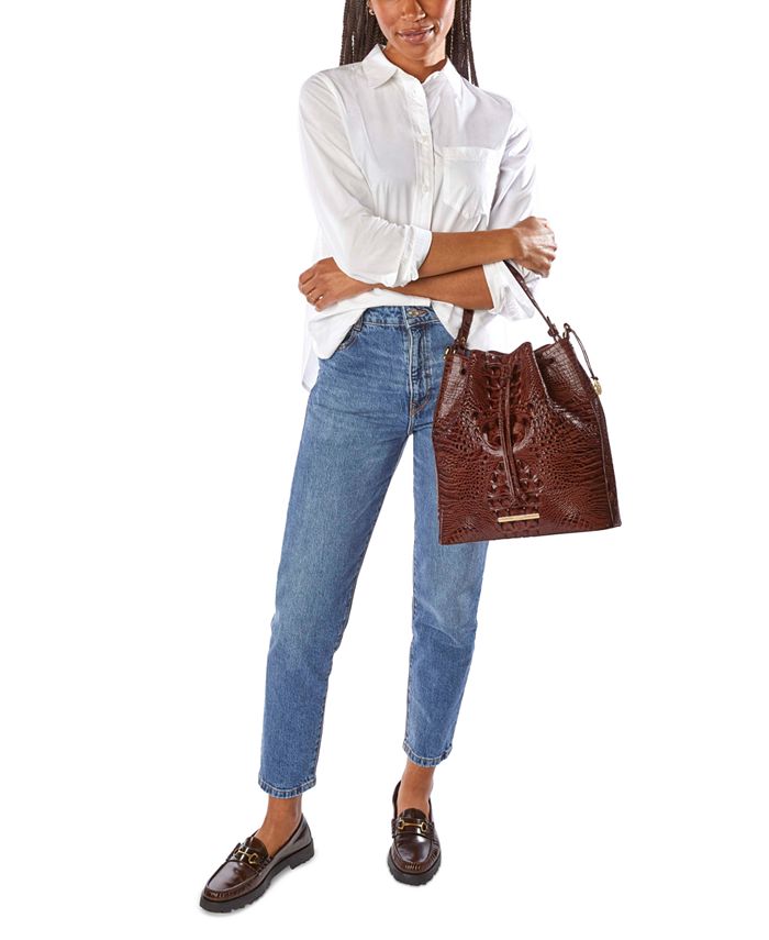 Brahmin Marlowe Melbourne Embossed Leather Shoulder Bag - Macy's