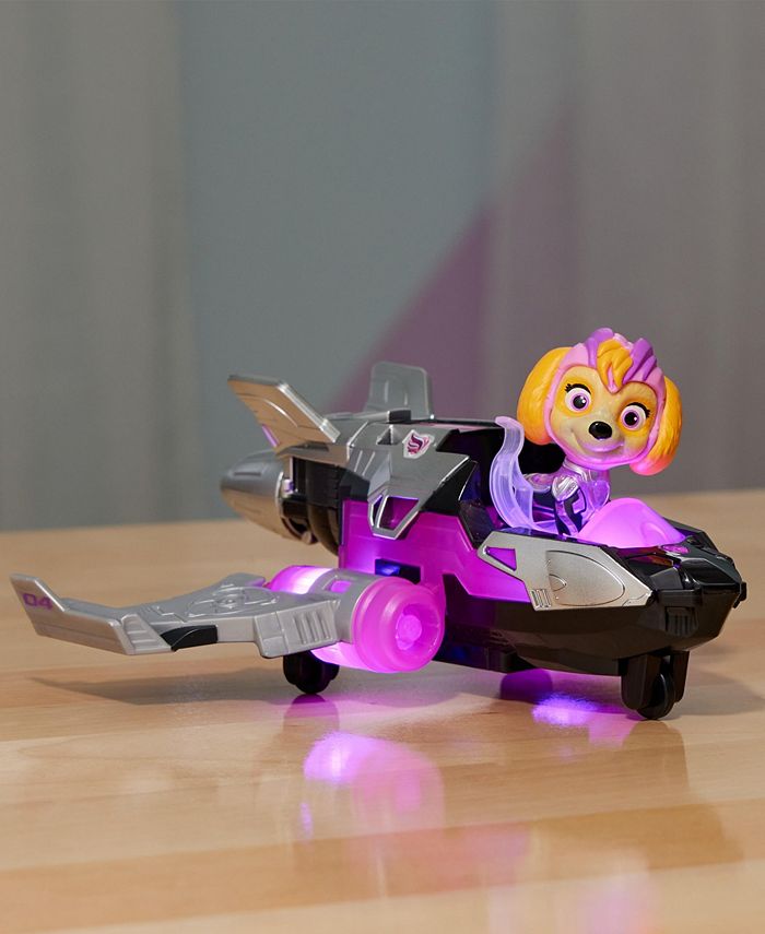 Paw Patrol The Mighty Movie, Airplane Toy with Skye Mighty Pups Action ...