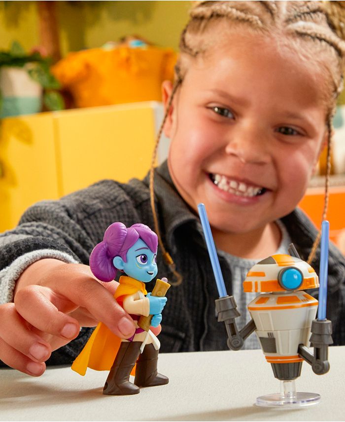 Young Jedi Adventures Star Wars Pop-up Lightsaber Duel Lys Solay and ...