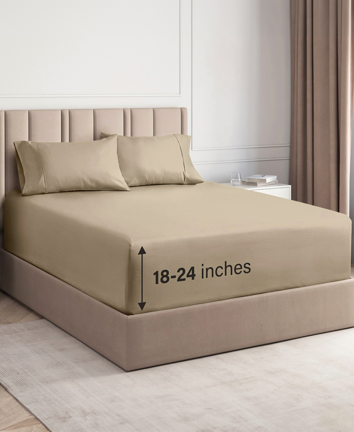 Click here for 4 Piece Extra Deep Pocket Microfiber Sheet Set - Q... prices