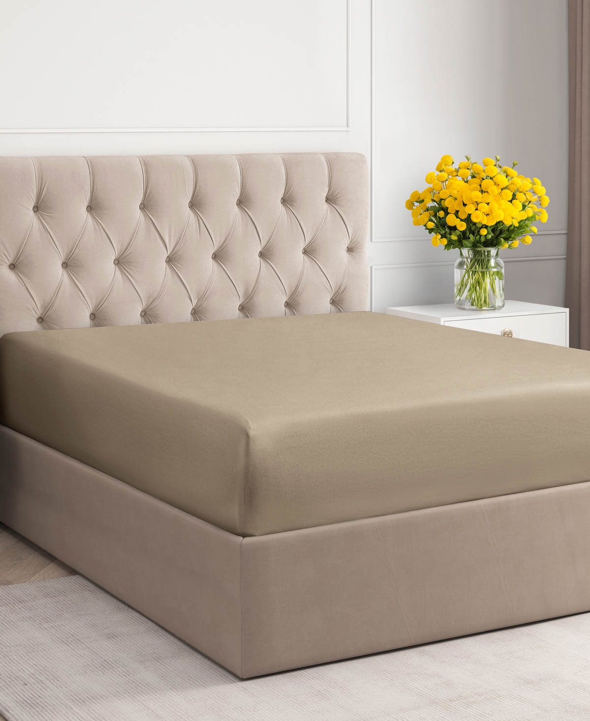 Click here for Deep Pocket 14 - 16 Inch Microfiber Fitted Sheet -... prices