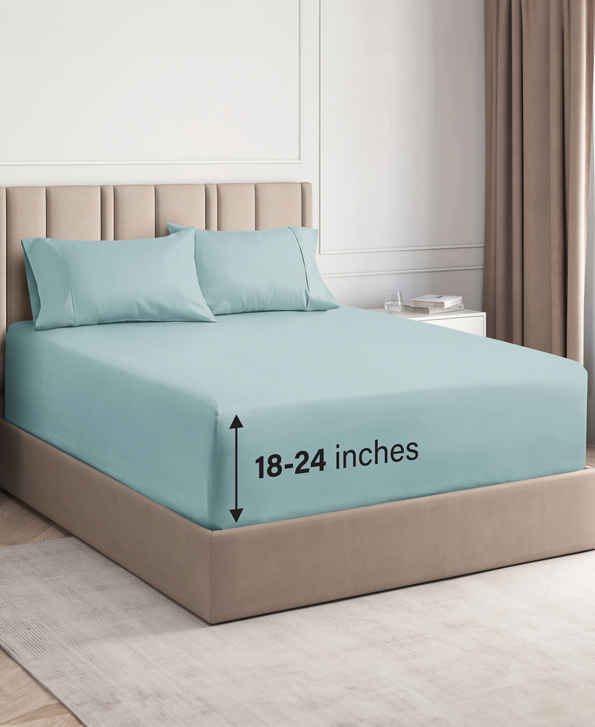 Click here for 4 Piece Extra Deep Pocket Microfiber Sheet Set - Q... prices