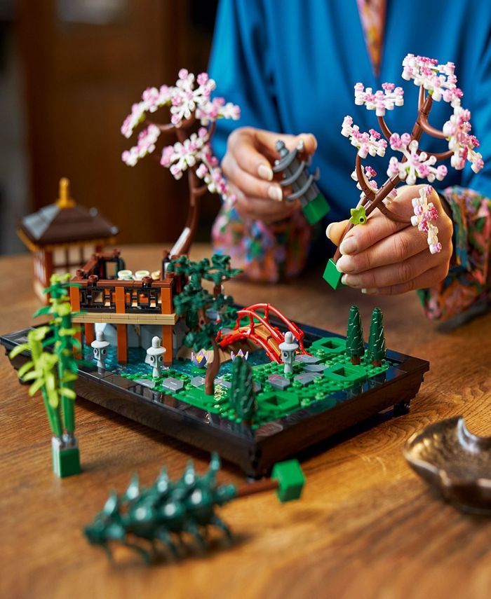 LEGO® Icons 10315 Tranquil Japanese Garden Adult Toy Building Set - Macy's