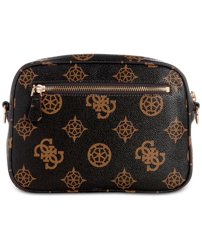 GUESS Meridian Small Monogram Camera Crossbody Bag - Macy's