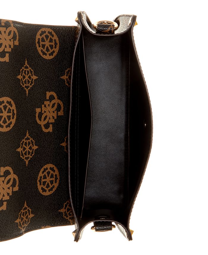 GUESS Meridian Monogram Small Shoulder Bag - Macy's
