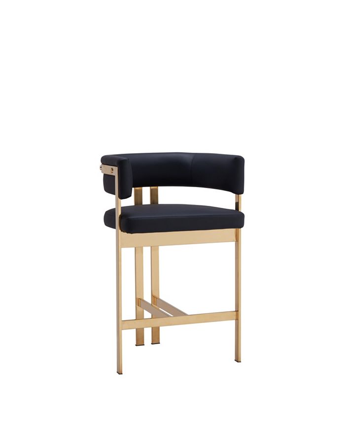 Infinity Luxury Modern Counter Bar Stool, 2 Piece Set - Macy's