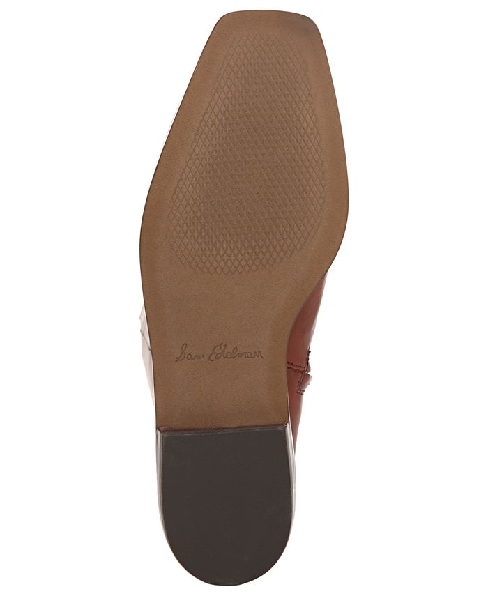 Sam Edelman Women's Cesar Snip-Toe Riding Boots - Macy's