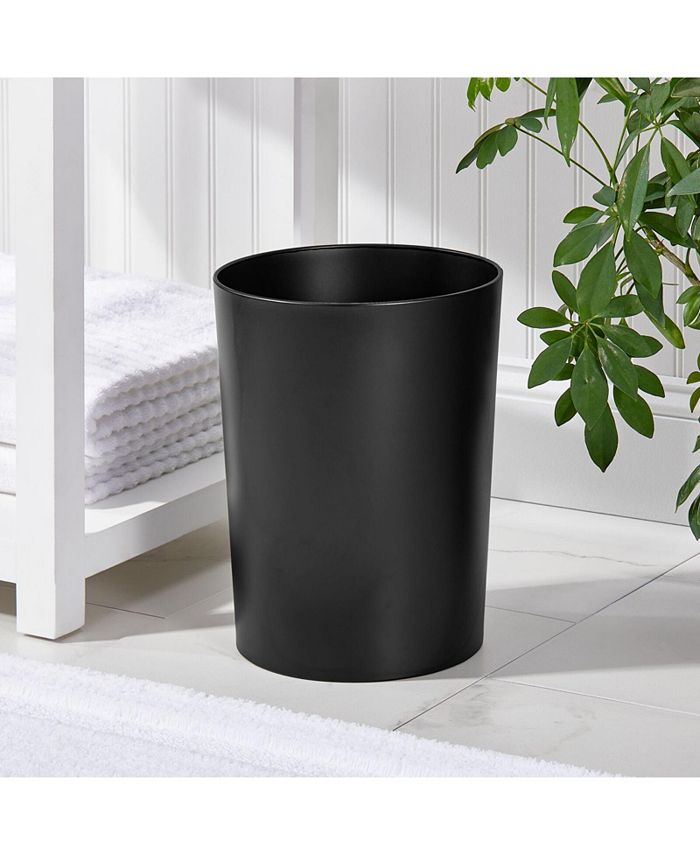 mDesign Round Metal Trash Wastebasket/Recycling Can - Macy's