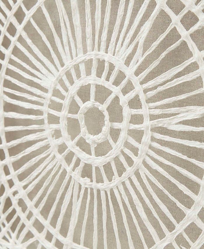 INK+IVY Henna 40" x 16" x 1" Framed Medallion Rice Paper Shadow Box ...