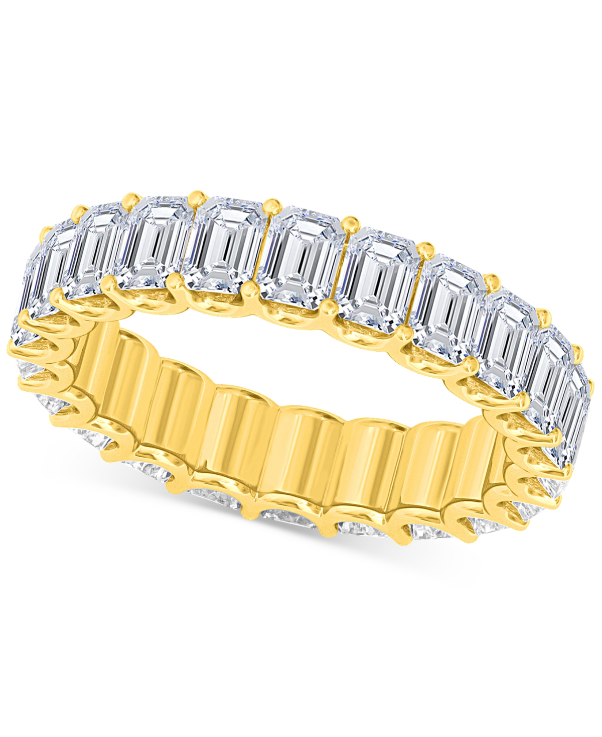 Click here for Diamond Emerald-Cut Eternity Band (4 ct. t.w.) in... prices