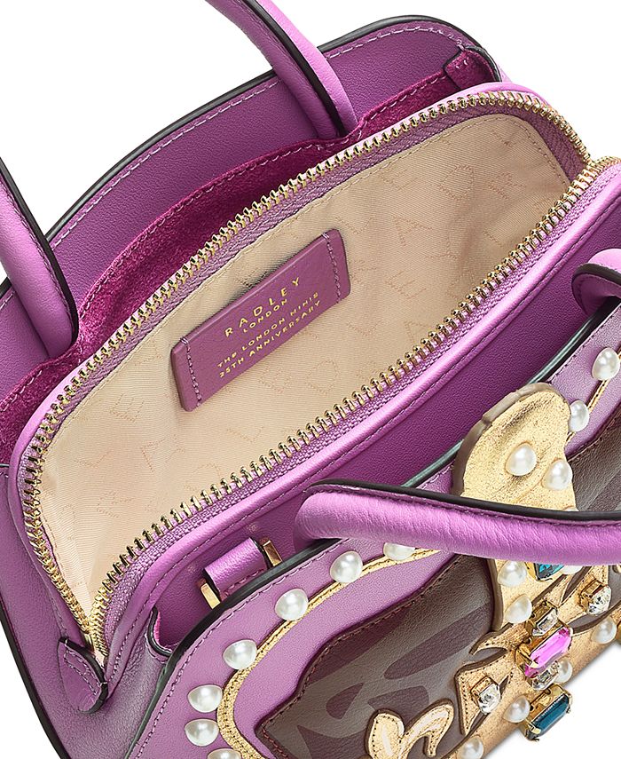 Radley London The Anniversary Mini Crown Leather Handbag - Macy's