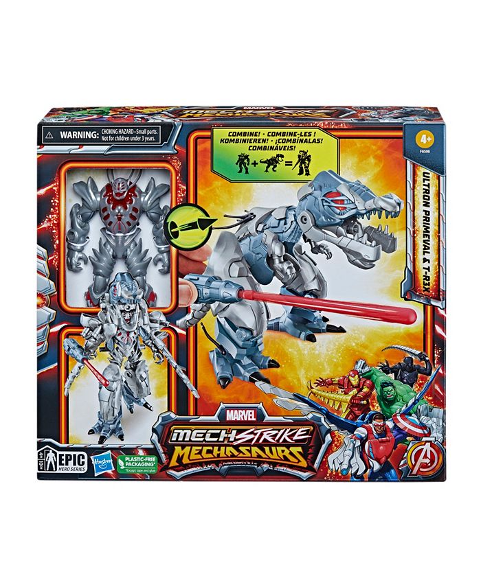 Marvel Mech Strike Mechasaurs Ultron Primeval with T-R3X - Macy's