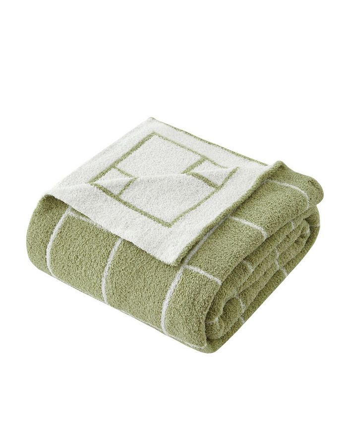 Sutton Home Jacquard Knit Throw 50" x 60" - Macy's