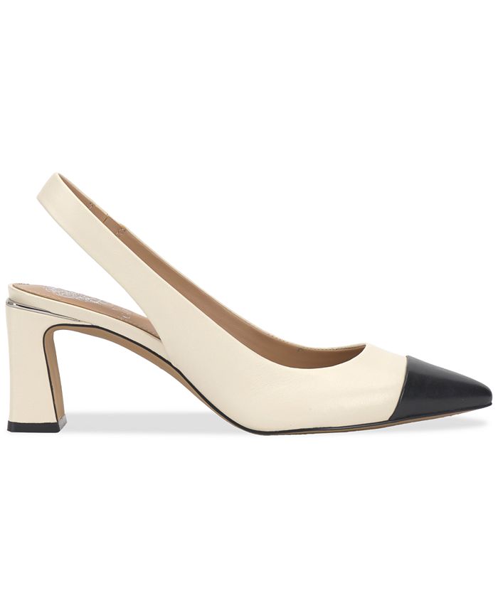Vince Camuto Women's Hamden Cap-Toe Slingback Pumps - Macy's