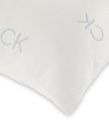 Calvin Klein Cooling Knit Pillow, Standard/Queen - Macy's