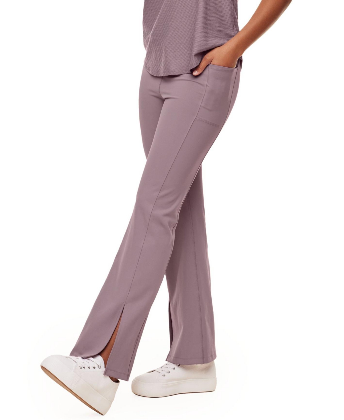 Click here for Adore Me Womens Cora Cozy Flare Leggings - Dark pu... prices