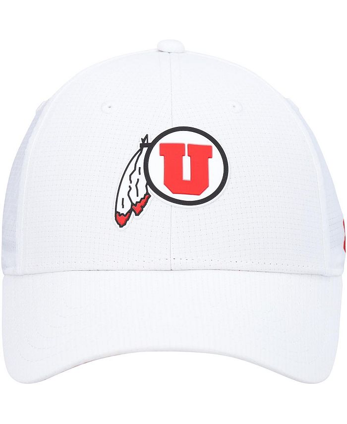 Under Armour Men's White Utah Utes Airvent Performance Flex Hat - Macy's