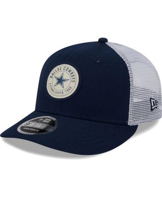 Men's New Era Navy, White Dallas Cowboys Circle Low Profile 9FIFTY ...