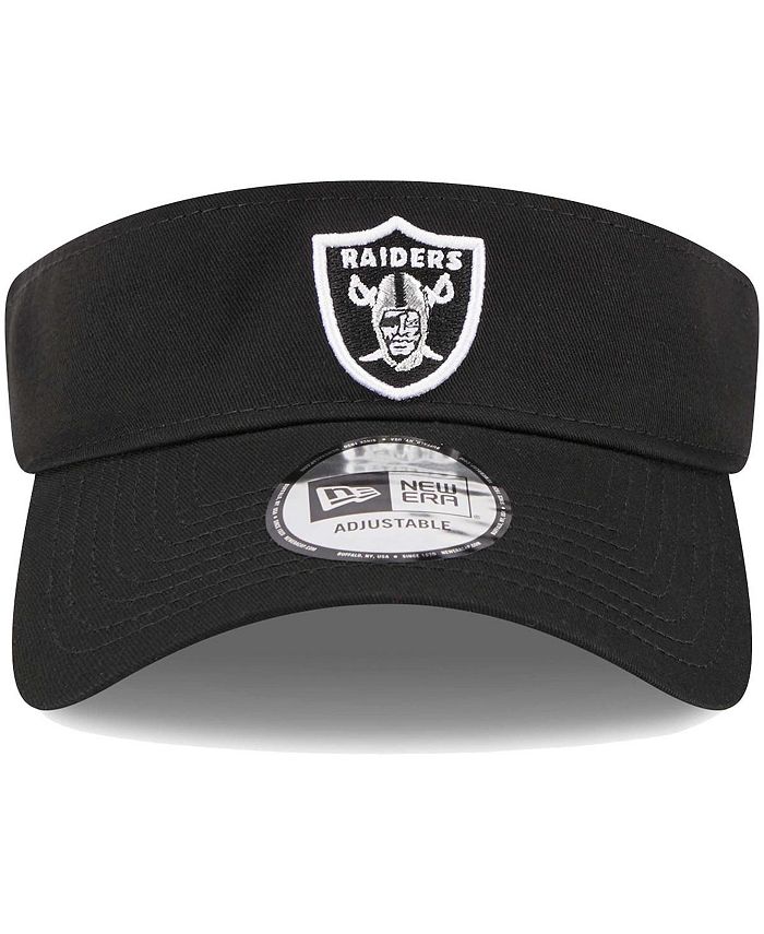 New Era Men's Black Las Vegas Raiders Main Adjustable Visor - Macy's