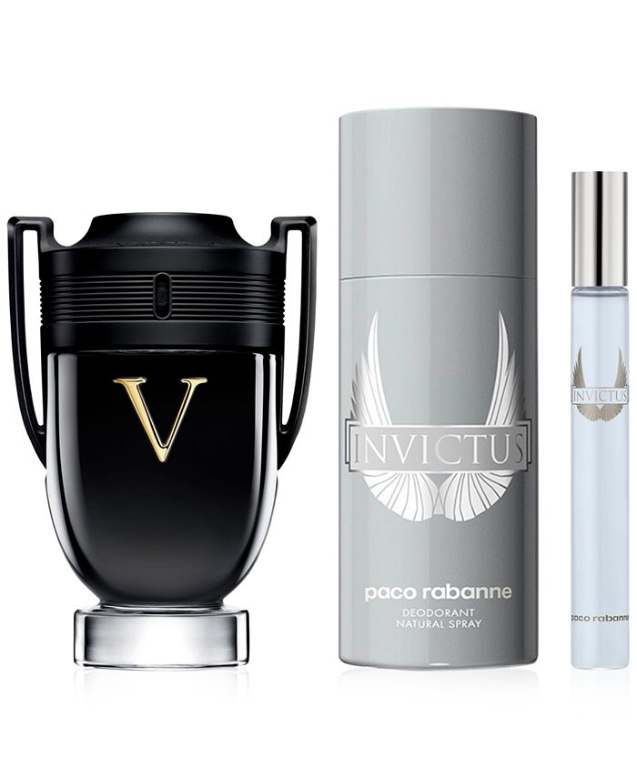 Rabanne Men's 3-Pc. Invictus Victory Eau de Parfum Gift Set - Macy's